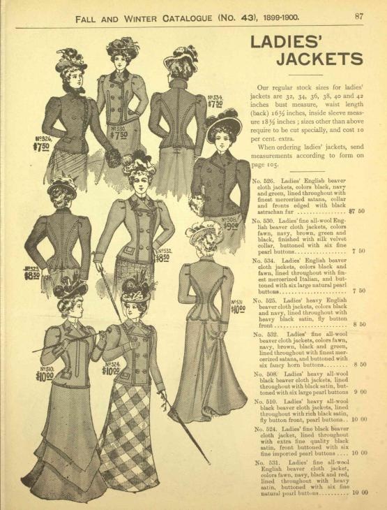 Outerwear For The 1890s… | Lily Absinthe